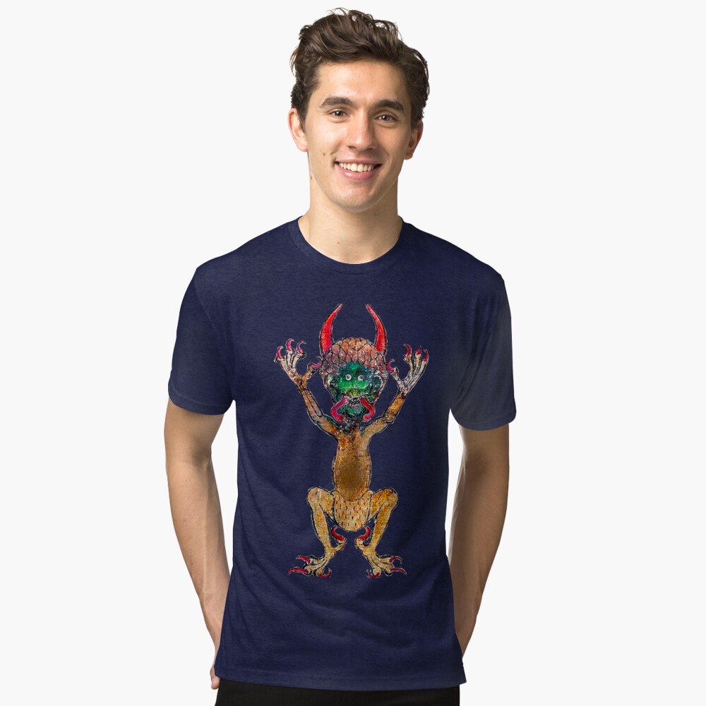 "Medieval Codex Gigas Devil" Poster for Sale by TheWitchsWolf | Redbubble