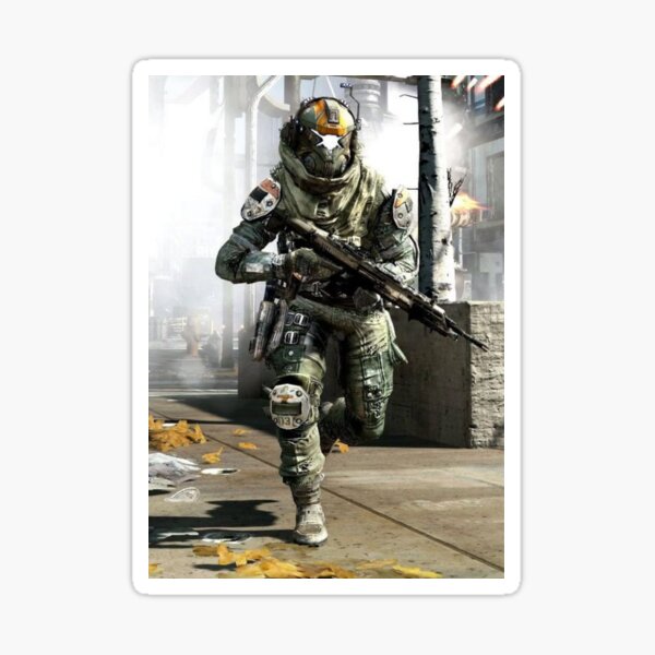 "Titanfall 2 Helmet" Sticker for Sale by mycutepet | Redbubble
