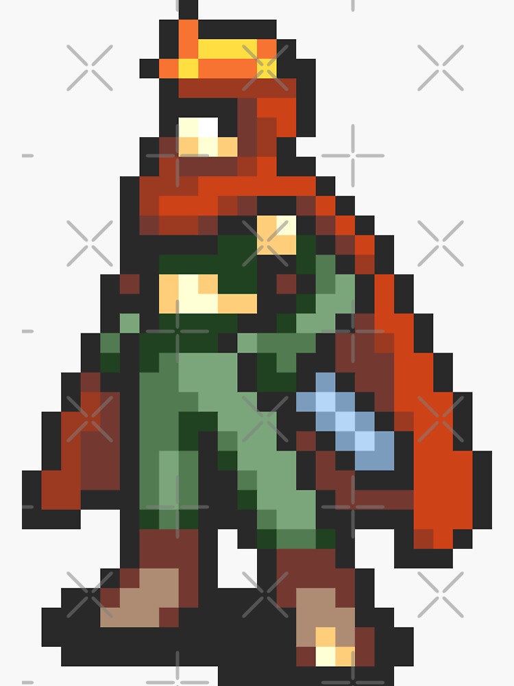 "Assassin Fighting Sprite" Sticker for Sale by SpriteGuy95 | Redbubble