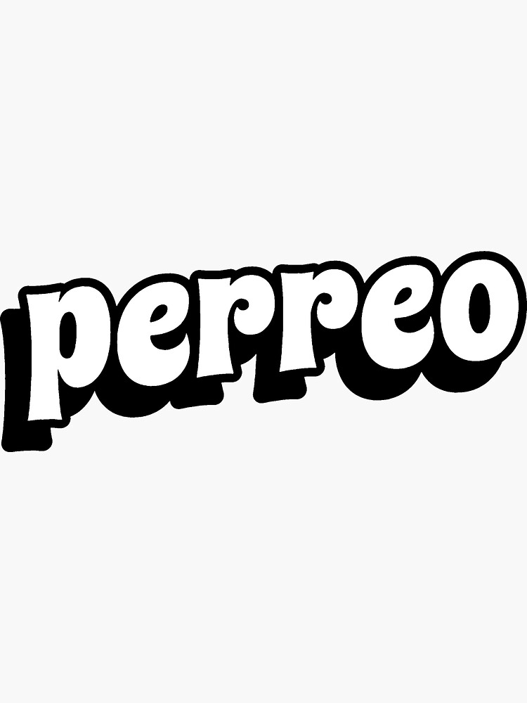"Perreo" Sticker for Sale by Delariva305 | Redbubble