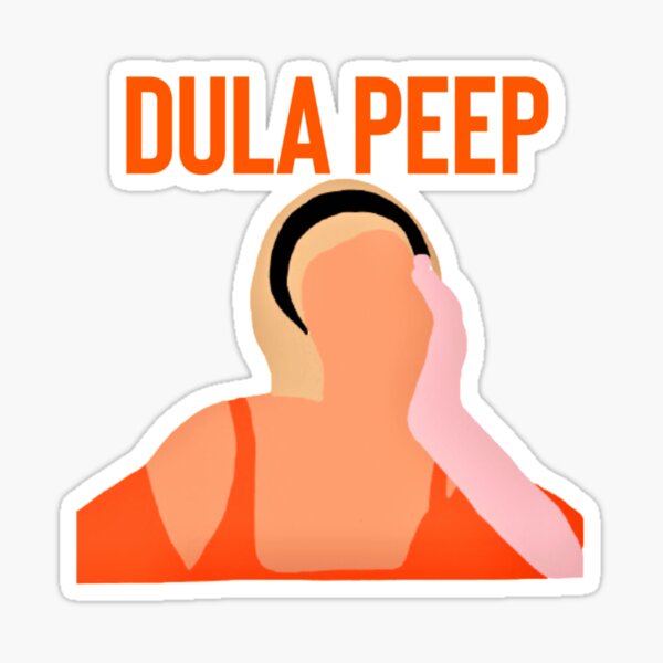 Pegatina «DULA PEEP | Dua Lipa | sugaboo | ilustración | Regalo ...