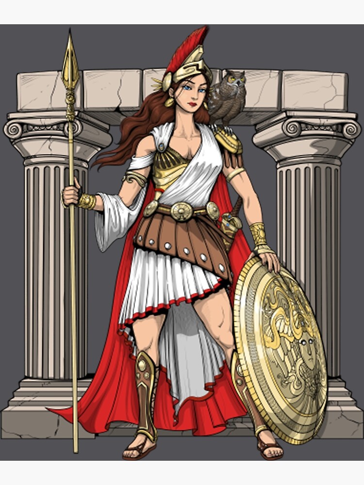 "Goddess Athena Greek Goddess Athena" Poster by TrenderMaster | Redbubble