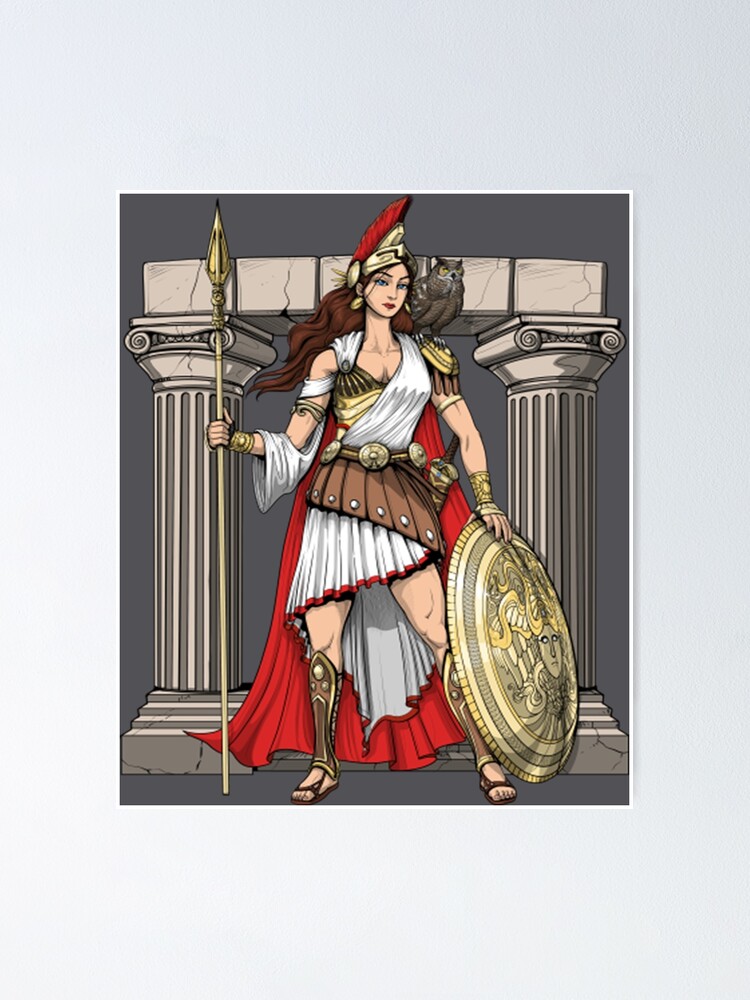 "Goddess Athena Greek Goddess Athena" Poster by TrenderMaster | Redbubble