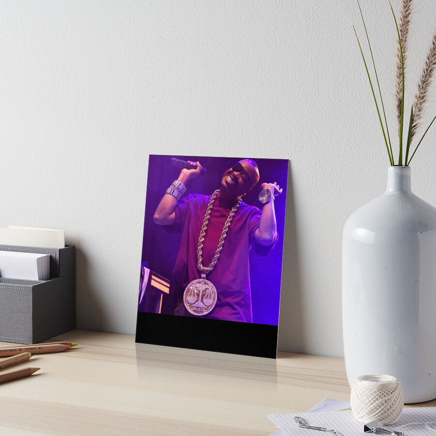 "A Rapper Record Producer Slick Rick Pose Song Techno" Art Board Print ...