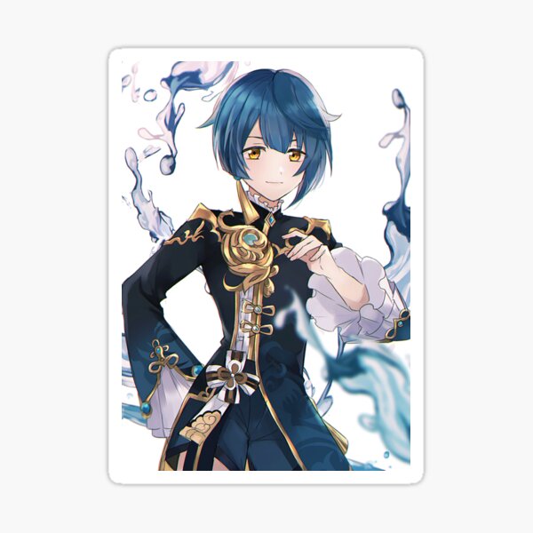 "Genshin Impact Xingqiu" Sticker for Sale by tousdes | Redbubble