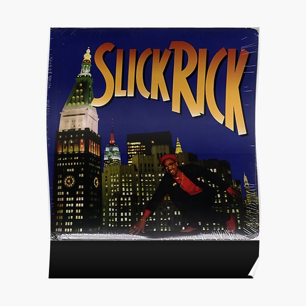 "A Rapper Record Producer Slick Rick Show Album Dj Electronic" Poster ...