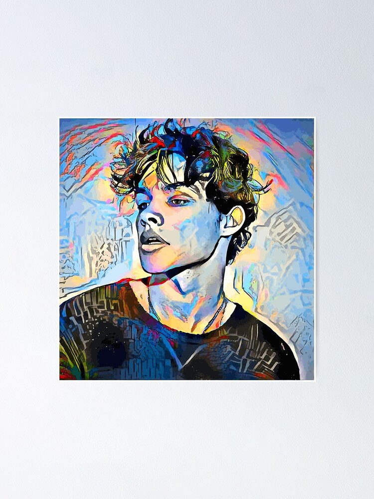 "Curran Walters Portrait" Poster for Sale by saintiro | Redbubble