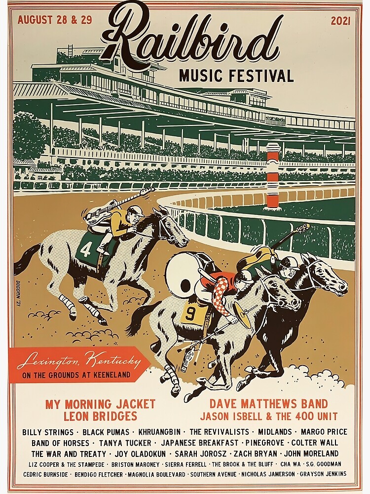 Railbird Festival 2021 Premium Matte Vertical Poster sold by George ...