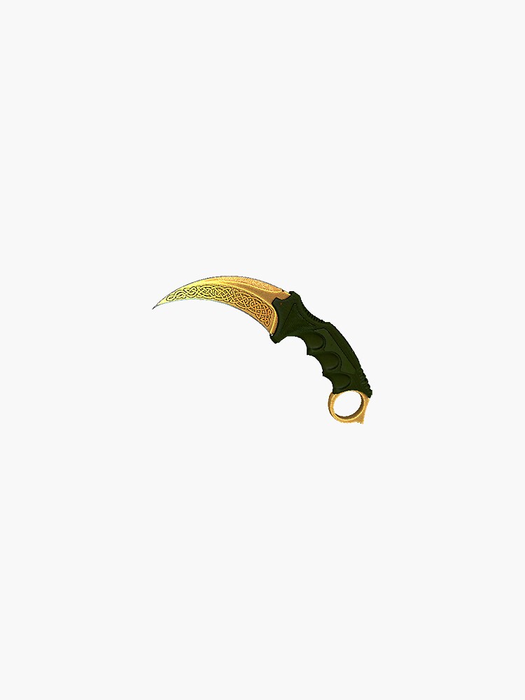 "Karambit Lore Sticker" Sticker for Sale by MrVGP | Redbubble