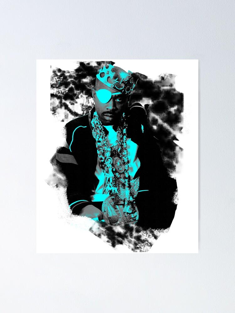 "A Rapper Record Producer Slick Rick Art Print Berghain" Poster by ...