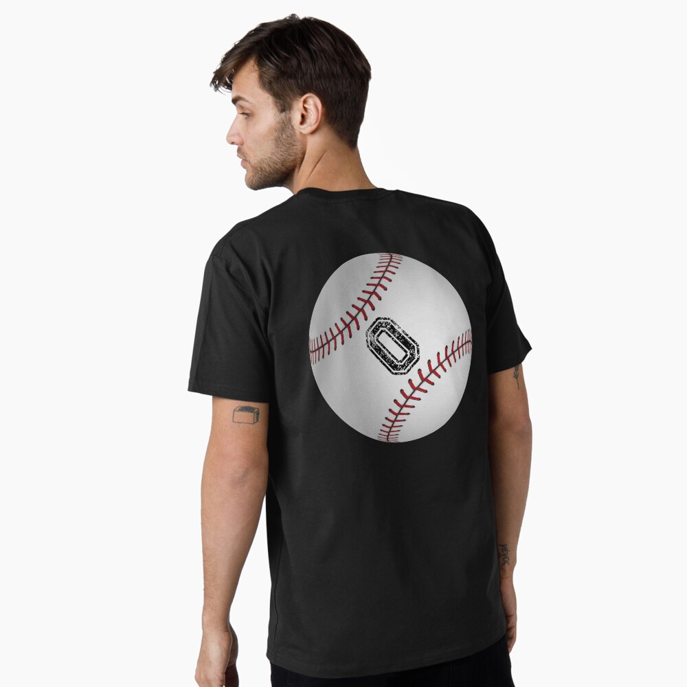 "Baseball ball number 0, zero" Sticker for Sale by TheCultStuff | Redbubble