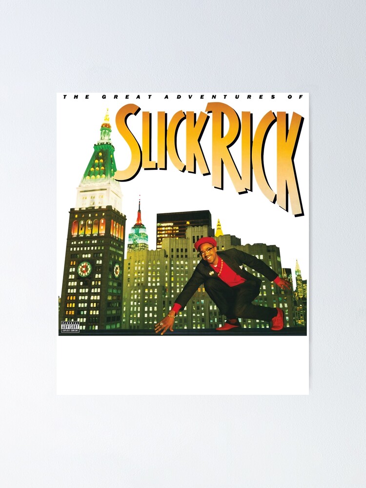 "A Rapper Record Producer Slick Rick Retro" Poster for Sale by ...