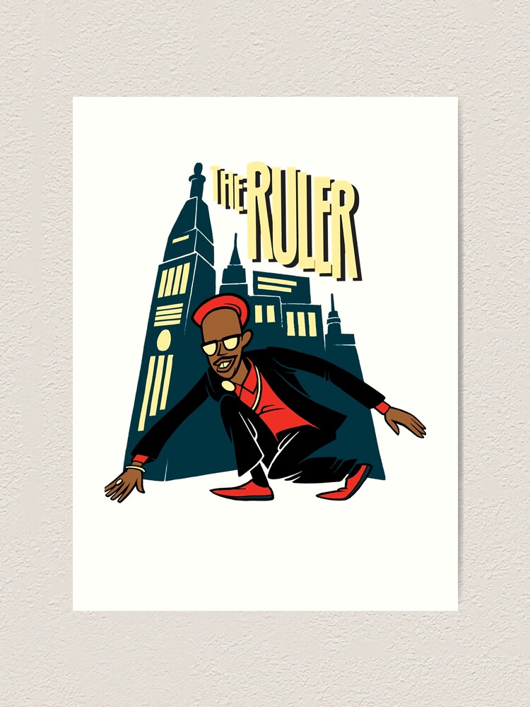 "A Rapper Record Producer Slick Rick The Ruler Dj Electronic" Art Print ...