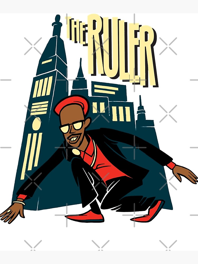 "A Rapper Record Producer Slick Rick The Ruler Dj Electronic" Art Print ...