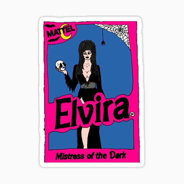 "Elvira" Sticker for Sale by vutien | Redbubble
