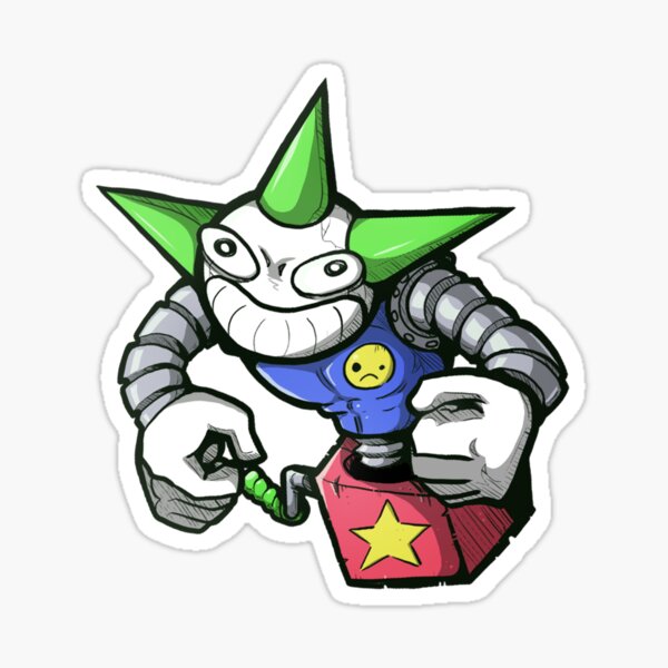 "Jacko-box-o" Sticker for Sale by WEARWOLVES | Redbubble