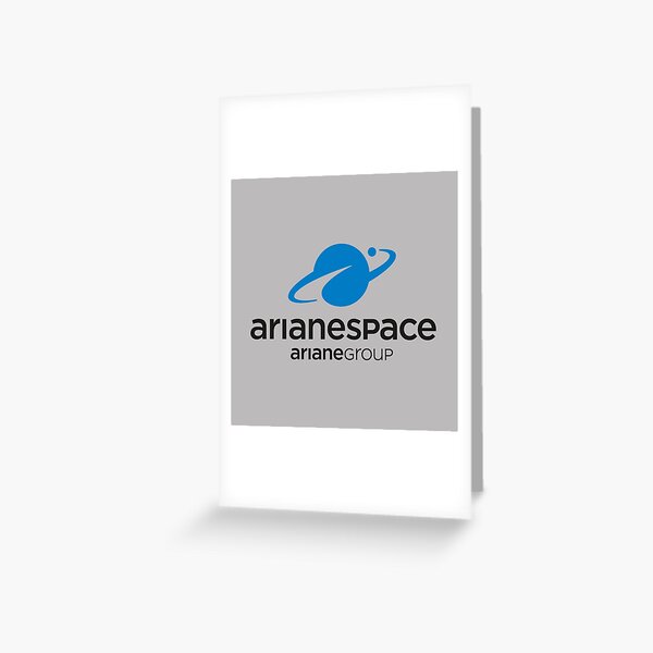 "Arianespace Logo " Greeting Card for Sale by trendistudio | Redbubble