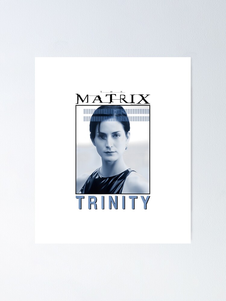 "The Matrix Trinity Black White" Poster for Sale by ConsueLodel | Redbubble