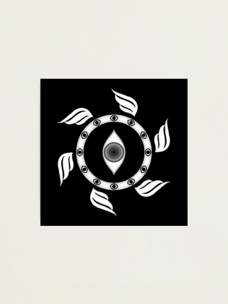 "Biblically Accurate Angel Ophanim | Eye of Truth" Photographic Print ...