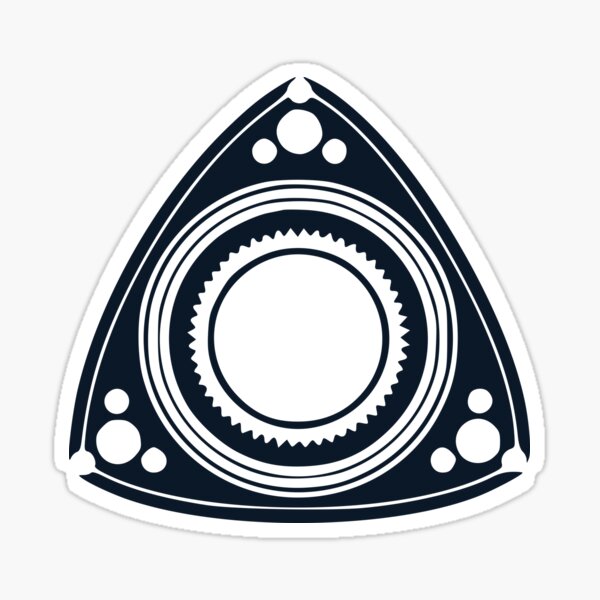"Wankel rotor" Sticker for Sale by pupetz | Redbubble