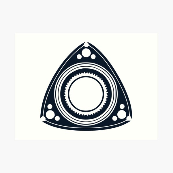"Wankel rotor" Art Print by pupetz | Redbubble