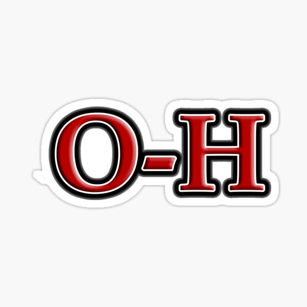 "OH chant we love Ohio!" Sticker by themartyred | Redbubble