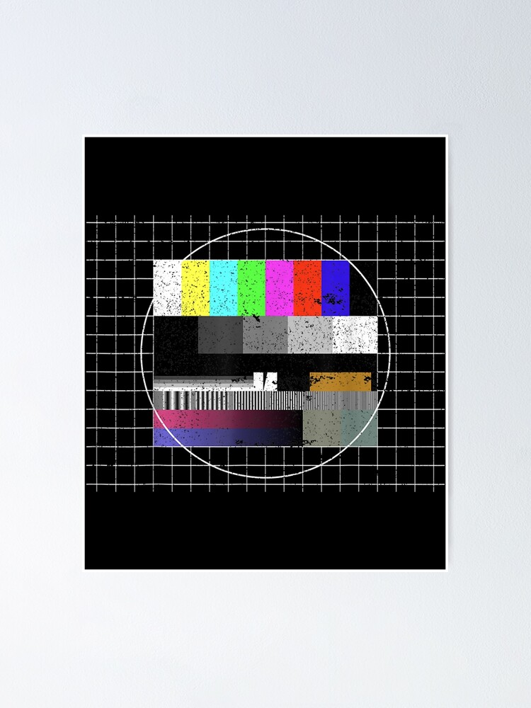 " Halloween Tv Test Card Funny Costume Vintage" Poster for Sale by ...