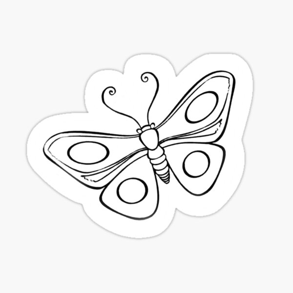 "Butterfly - The Corpse Bride Sticker" Sticker for Sale by chisonba ...