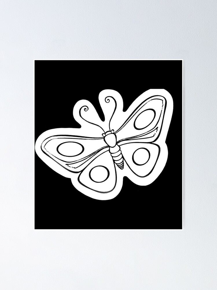 "Butterfly - The Corpse Bride Sticker" Poster for Sale by chisonba ...