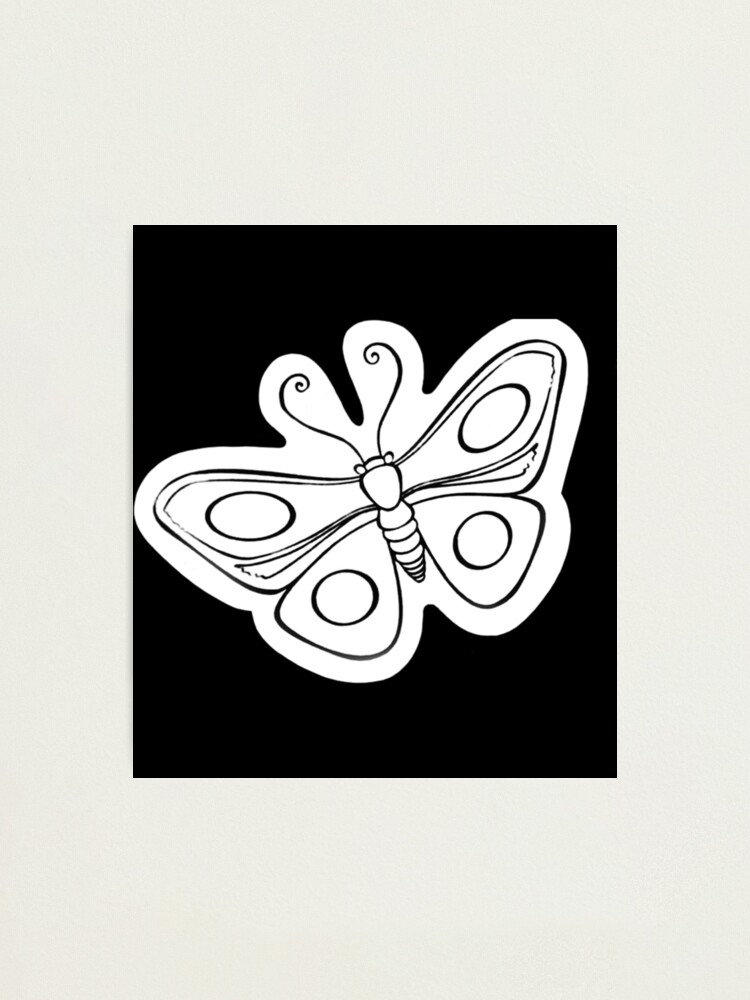 "Butterfly - The Corpse Bride Sticker" Photographic Print for Sale by ...