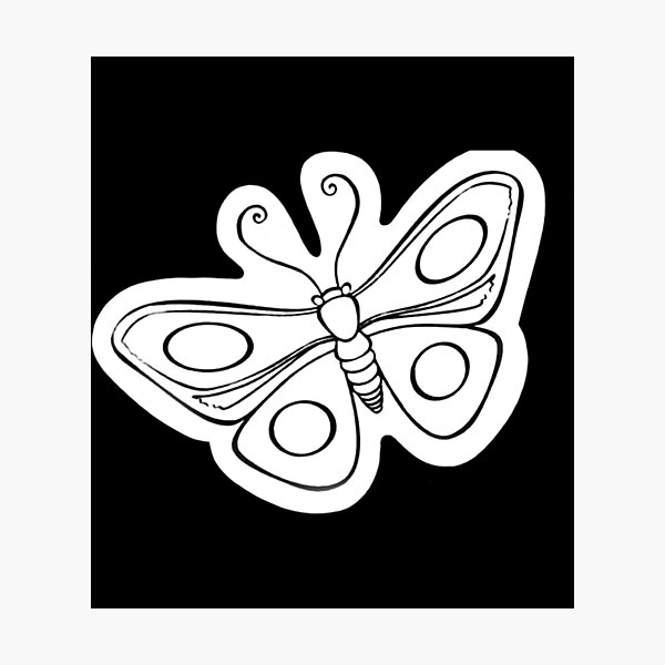 "Butterfly - The Corpse Bride Sticker" Photographic Print for Sale by ...