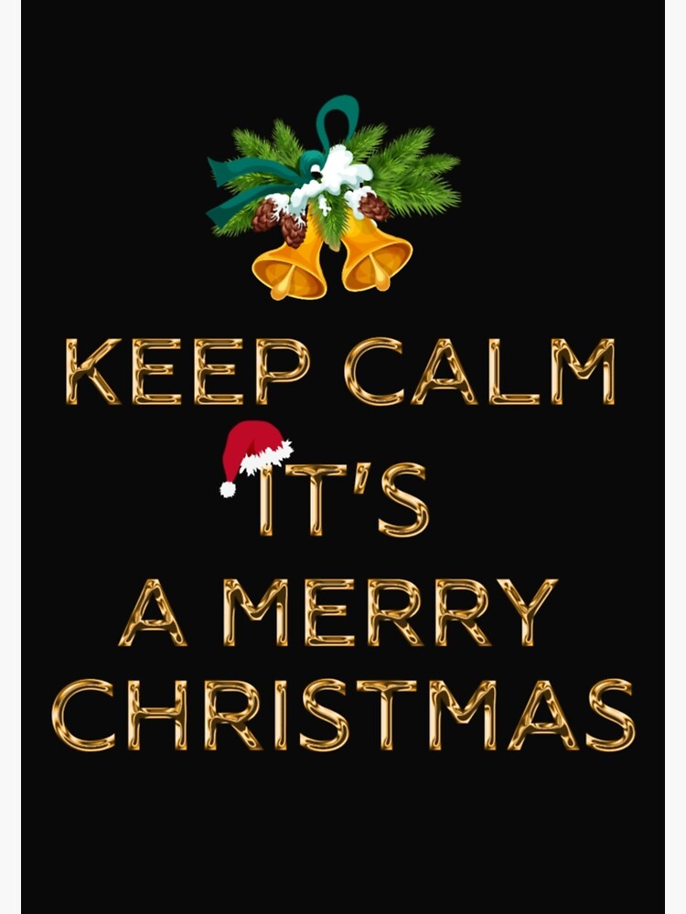 "Bleib RUHIG, ES IST FROHE WEIHNACHTEN, WEIHNACHTSMEME, FROHE ...