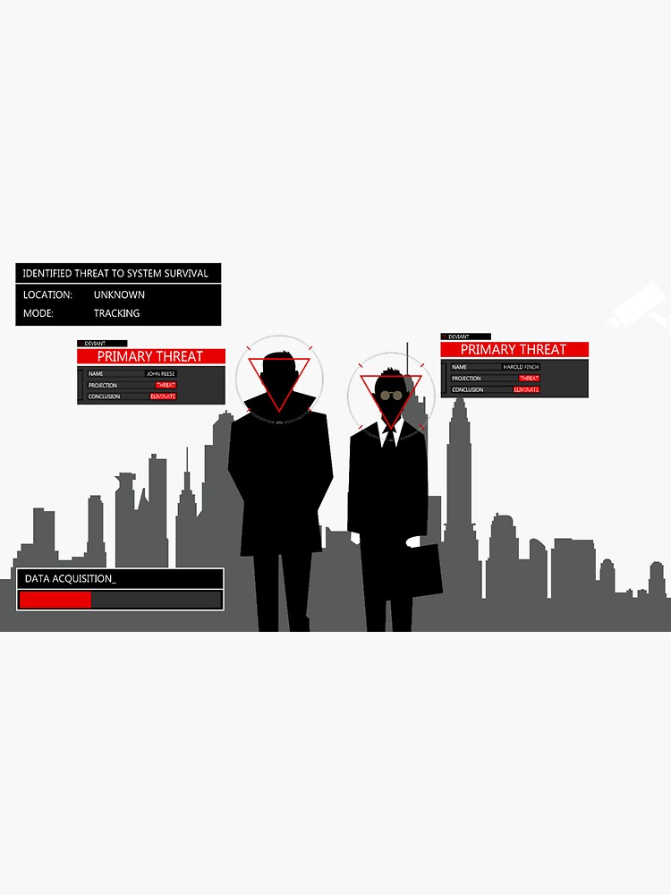 "Person of Interest" Sticker for Sale by Vector11 | Redbubble