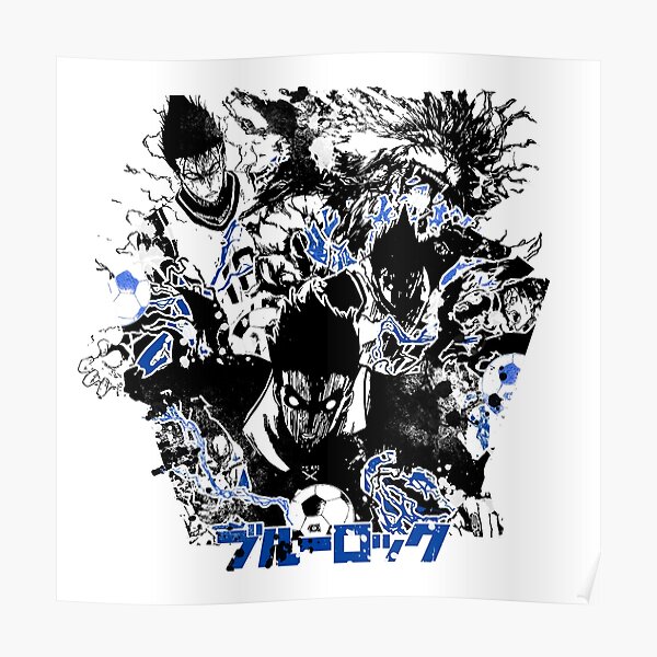 "Baro - Blue Lock" Poster for Sale by Tulip-Creativ | Redbubble