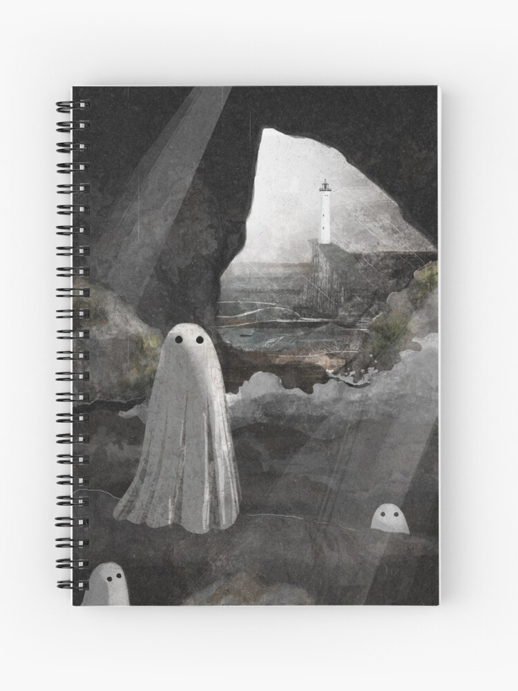 "The Caves are Haunted" Spiral Notebook for Sale by katherineblower ...