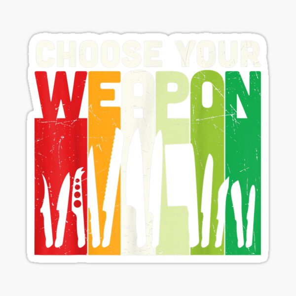 " Choose Kitchen Tools Cooking Chef Graphic Plus Size" Sticker for Sale ...