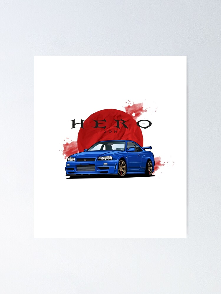 "HERO JDM" Poster by alidesign20 | Redbubble