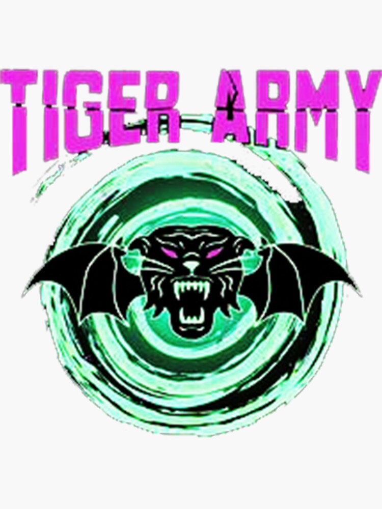 "Best of logo Tiger Army is an American psychobilly band " Sticker for ...