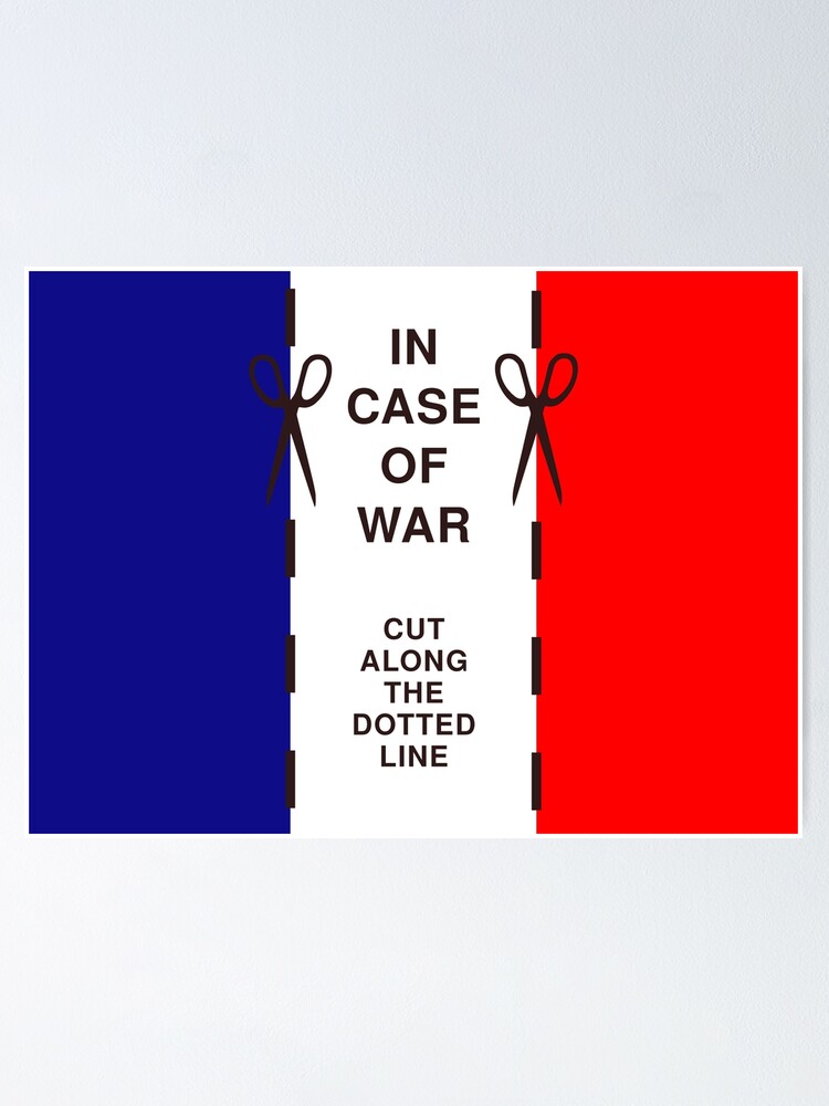 "In Case of War - Cut Along The Dotted Line" Poster for Sale by ...