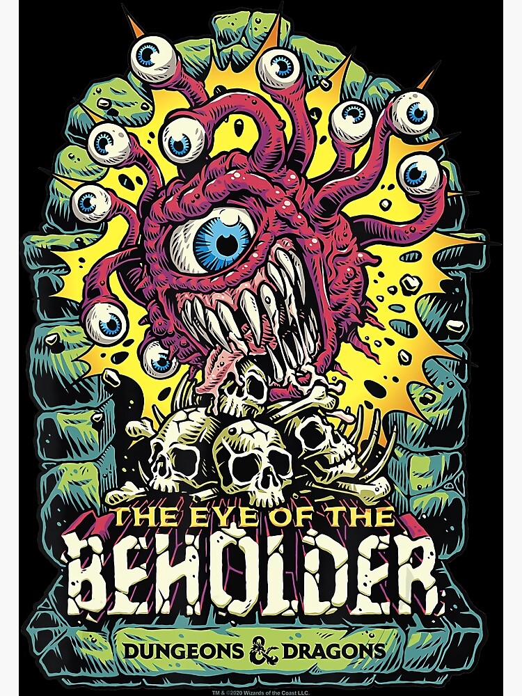 Dungeons & Dragons Eye Of The Beholder Premium Matte Vertical Poster ...