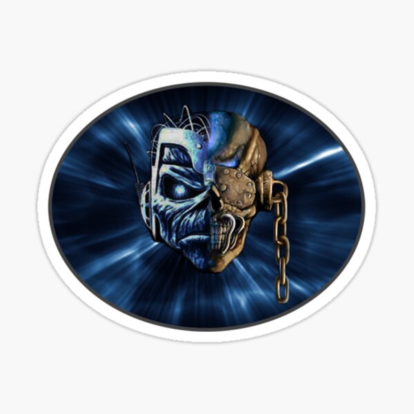"Heavy Metal Two-Face " Sticker for Sale by PoolHouses | Redbubble