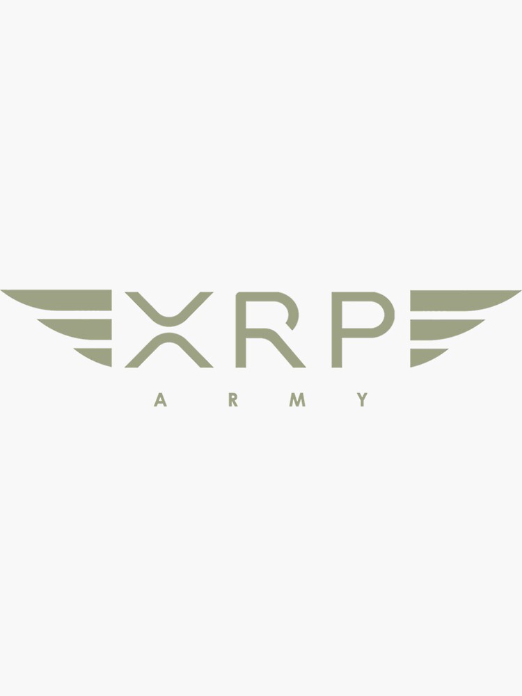 "XRP Army Edition " Sticker for Sale by JayDWorld | Redbubble
