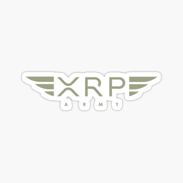 "XRP Army Edition " Sticker for Sale by JayDWorld | Redbubble