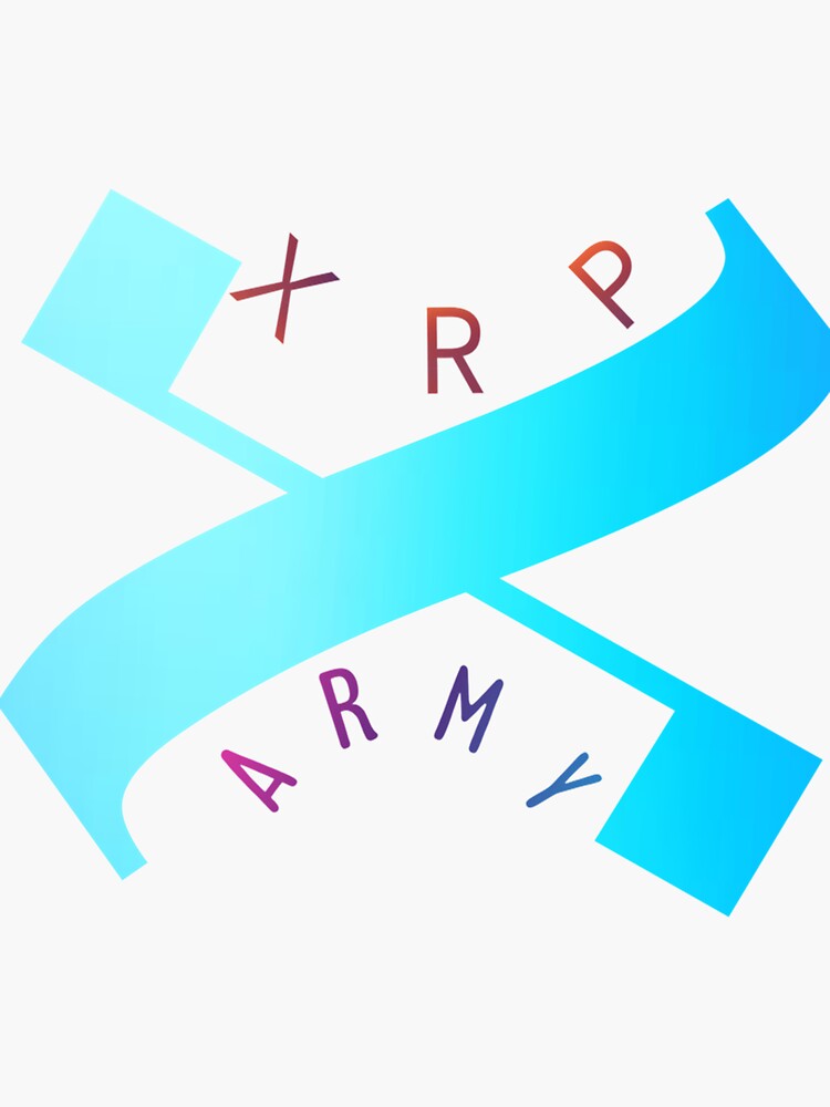 "XRP ARMY Essential " Sticker for Sale by JayDWorld | Redbubble