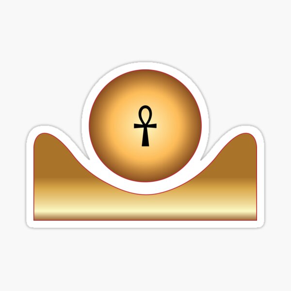 "Akhet Egyptian Hieroglyph Meaning Rebirth" Sticker for Sale by ...