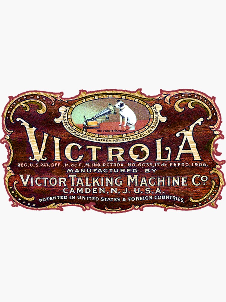 "Victrola " Sticker for Sale by PoolHouses | Redbubble