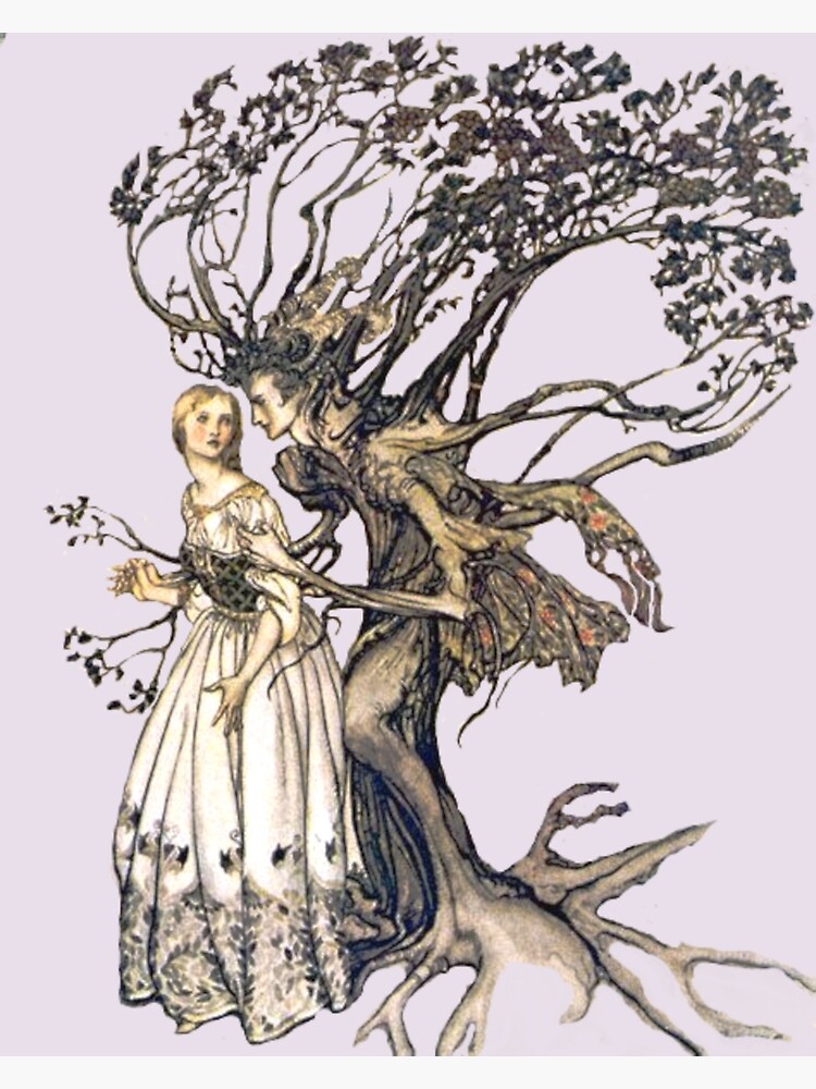 Lámina fotográfica «Cuento de hadas: El sirviente y el árbol» de ...