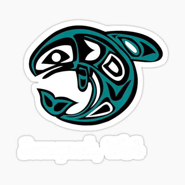 "Issaquah WA Killer Whale" Sticker for Sale by margarettmcgee | Redbubble