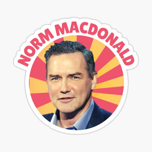 "Norm Macdonald" Sticker for Sale by yeppashop | Redbubble