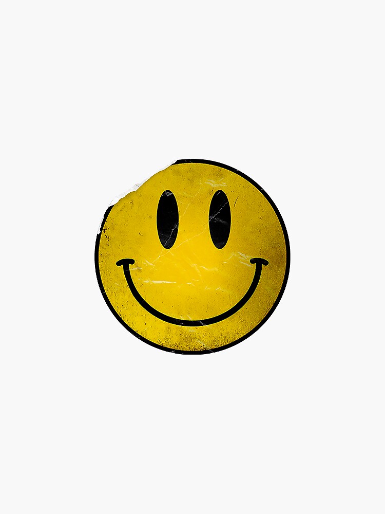 "vintage smile face" Sticker for Sale by COSMO- | Redbubble